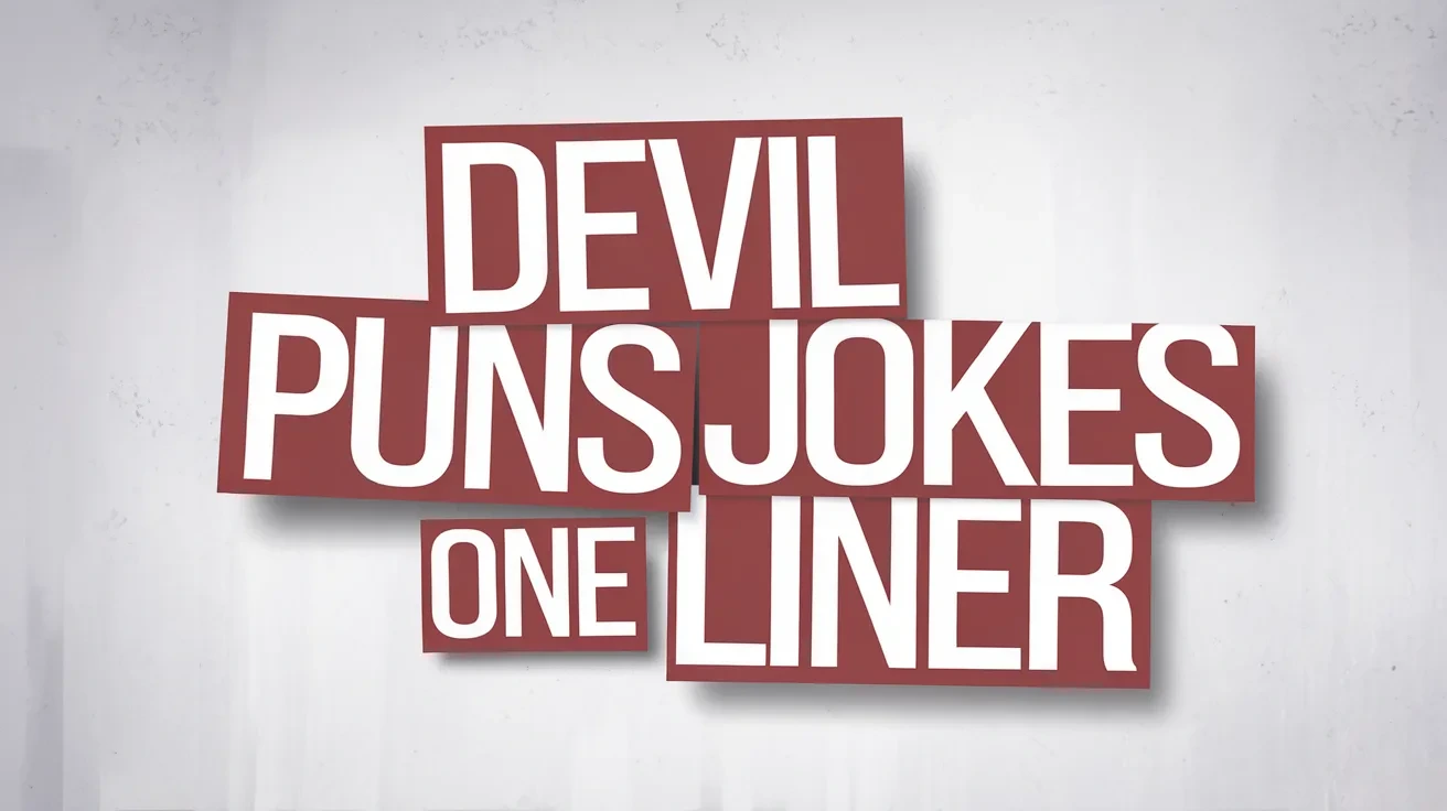 340+ Devil Puns Jokes One Liner 2026 - Puns ForYou